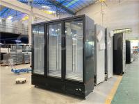 China Vertical Display Beverage Cold Drinks Cooler Refrigerator Upright Glass Door Freezer for sale