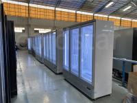 China Vertical Display Beverage Cold Drinks Cooler Refrigerator Upright Glass Door Freezer for sale
