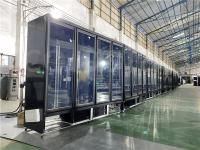China Carel Thermostat Commercial Upright Freezer For Frozen Food for sale