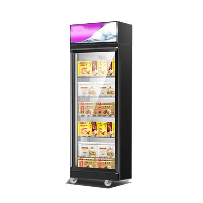 China Commercial One Glass Door Vertical Showcase Freezer for sale