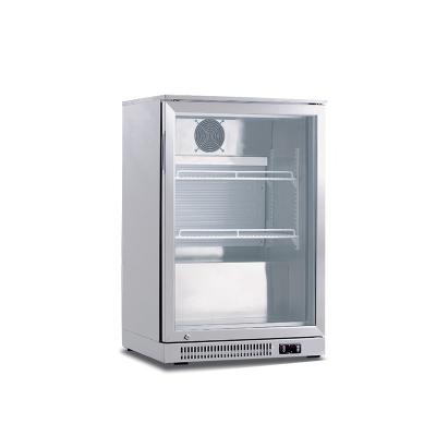 China 145L One Door Stainless Steel Back Bar Cooler for sale