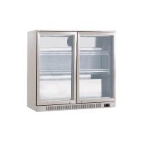 China 200L Double Hinge Door Beer Cooler Back Bar Chiller From RUIBEI Refrigeration for sale
