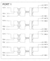 China SMD LAN transformer ABRACON ALANS10002-6NA1DT designed for 10 100 and 1000 BASE T Ethernet networks for sale