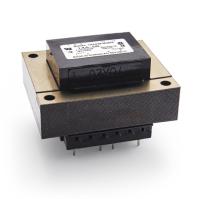 China Printed circuit mount triple output transformer Bel Fuse 14A-20-515 with Class F insulation and UL CSA VDE certifications for sale