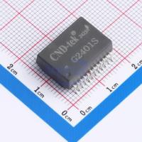 China Gigabit ethernet single port transformer module CND tek G2401S designed for 1000 Base T applications for sale