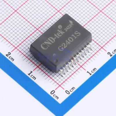 China Gigabit ethernet single port transformer module CND tek G2401S designed for 1000 Base T applications for sale