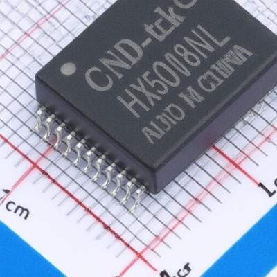 China 1000M Gigabit Ethernet Transformer Module CND-tek HX5008NLTP-CND with Common Mode Rejection Features for sale