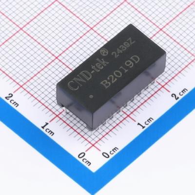 China CND tek B2019D Double Port Transformer Module 10 100M for IEEE 802 3ab Compliant Ethernet Applications for sale