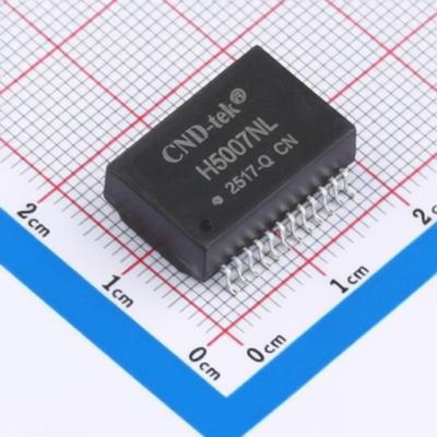 China Gigabit Ethernet Transformer Module CND-tek H5007NLTP-CND supporting Four Pairs Category 5 UTP Cable for sale