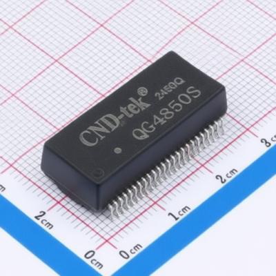 China 2.5G POE Single Port Transformer Module CND-tek QG4850S with Return Loss Min 20dB at 1 to 40MHz for sale