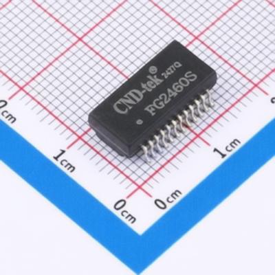 China 5G Single Port Transformer Module CND-tek FG2460S supporting Category 5 UTP cable with IEEE 8023bz compliance for sale