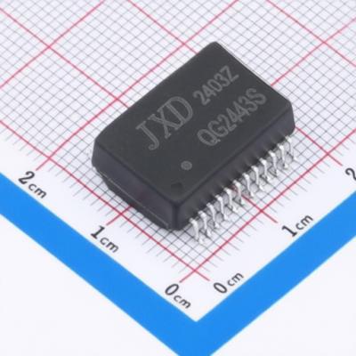China 2.5G POE Single Port Transformer Module with 1 to 1 Turns Ratio CND-tek QG2443S and Surface Mount Packaging for sale