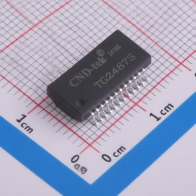 China CND tek TG2487S single port transformer module featuring low common mode emissions for 10G long haul for sale