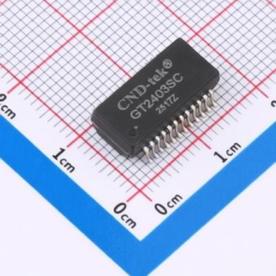 China 1000 Base-T Single Port Transformer Module CND-tek GT2403SC-CND with 1 to 1 Turns Ratio Transceivers for sale