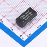 China Gigabit Ethernet 1000 Base-T Single Port Transformer Module CND-tek HX5084NLTP-CND with POE Plus Support for sale