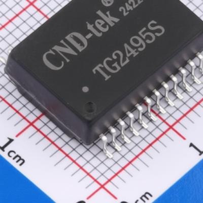 China 10G POE Single Port Transformer Module CND-tek TG2495S for Long Haul Category 5 UTP Cable Applications for sale