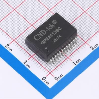 China Single Port POE Plus Transformer Module Supporting IEEE 8023at Standard CND-tek GPE2413SC T-CND for Gigabit Ethernet Networks for sale