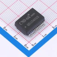 China Low Profile Surface Mount Transformer Module CND-tek QS12401S 2.5G Single Port for Category 5 UTP Cable Networks for sale