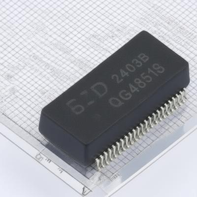 China 2.5G Poe Double Port Transformer Module Supporting Four Pairs Category 5 UTP Cable CND-tek QG4851S for Long Haul for sale