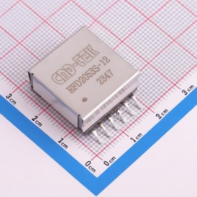 China Flyback PoE Transformer with Class B Insulation CND-tek EFD2053S-12 and 1650 Vrms Isolation Voltage for sale