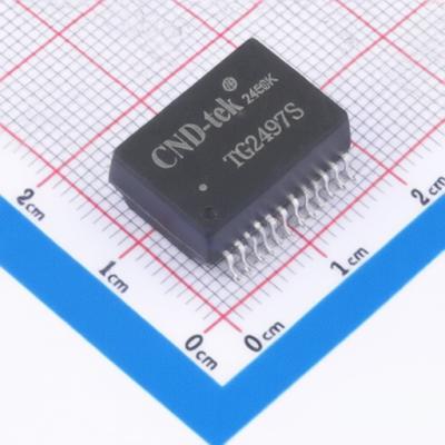 China 10G POE Transformer Module CND-tek TG2497S Featuring Hi Temp Reflow Process and Surface Mount Design for sale