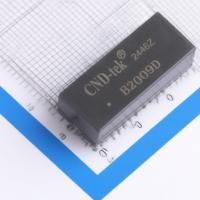 China 10 100M Ethernet Transformer Module CND tek B2009D Double Port with IEEE 802 3ab Standard Compliance for sale