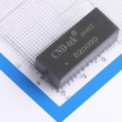China 10 100M Ethernet Transformer Module CND tek B2009D Double Port with IEEE 802 3ab Standard Compliance for sale