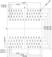 China Surface Mount 1000M Poe Quad Port Transformer Module Featuring CND-tek QG96053D for Network Systems for sale