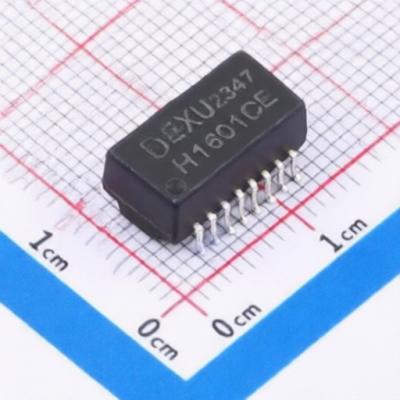 China Industrial Grade DEXU Electronics H1601CE 10 100 Base T Ethernet Transformer with Robust Performance for sale