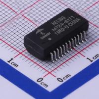 China 10 100 1000 BASE-T Dual Port SMD Transformer Module Heling MT24-S1T1 transformer IEEE 802 3 Standard for sale