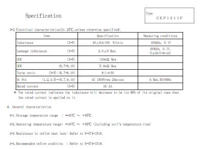 China Compact Sumida 13324-T083 electronic component designed for power supply and industrial applications for sale