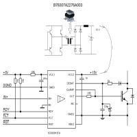 China Compact SMD Transformer TDK B78307A2338A003 E10 EM Series with Ferrite Core and Triple Insulated Wire for sale