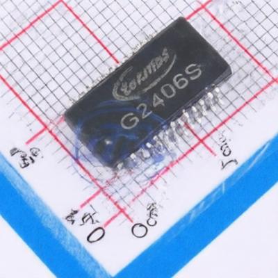 China Tokmas G2406S TOKMAS 10 100 1000M LAN Transformer with 1 to 1 turns ratio and low leakage inductance for sale