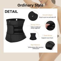 China Plus Size Waist Trainer Reflective Latex Double Belt Slimming Belts with Steel Bone for sale