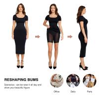 China Women's Sustainable Faja Curved Girdles Shapewear for Medium Tummy and Thigh Slimmer for sale