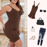 China Plus Size Seamless Sculpting Covered Open-Back Bodysuit Full Body Shaper for Women for sale