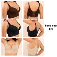China Everyday Style Spandex Nylon HEXIN Invisible Deep Cup Bra Shapewear Shapers for Women for sale