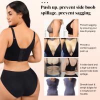 China Everyday Style Spandex Nylon HEXIN Invisible Deep Cup Bra Shapewear Shapers for Women for sale
