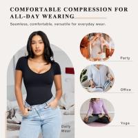 China Seamless Black Sculpting Shapewear Bodysuit For Women SMLXLXXL3XL4XL5XL6XL OEM Accpet for sale