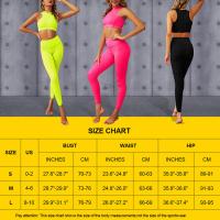 China Sporty Style Women's Solid 2 Piece Yoga Gym Set for Active Women in S-L Size for sale