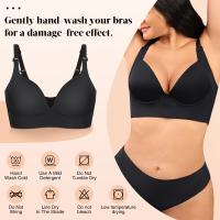 China Hexin Back Fat Bra for Women Invisible Push Up Deep Cup Incorporated Bra Shapewear for sale