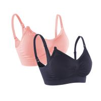 China S-3XL Spandex/Cotton Nursing Bra with Easy Nursing Access and Removable Pads for sale