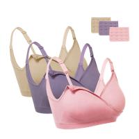 China Women's Breathable Nursing Bra for Breastfeeding Knitted and Supportive HEXIN for sale