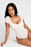 China Summer Season Seamless Bodysuit with Super Strong Chest Support and Bow Collar Design for sale