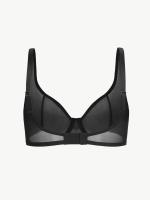 China Design Women's Push Transparent Mesh Bra using Knitted Weaving Method for sale