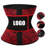 China Neoprene Waist Trainer Girdles 7 Steel Bones Sauna Body Shapers for Fitness Modeling for sale