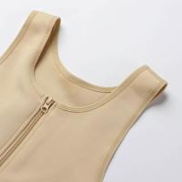 China Adjustable Hooks and Zipper Men Tummy Trimmer Vest Knitted Waist Trainer for Slimming for sale