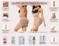 China OEM/ODM Welcome Women's Seamless Open Bust Butt Lifter Bodysuit with Breathable Shorts for sale