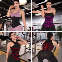 China HEXIN Neoprene Waist Cinchers 3 Belt Zipper Waist Trainer Slimmer for Weight Loss for sale