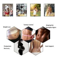 China Sports Waist Trimmer Belt for Women Black High Waist Tummy Control Butt Lift Waist Trainer for sale